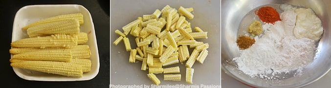 Baby corn 65 recipe, Baby corn fry recipe
