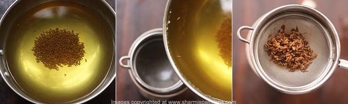 Jeera water recipe, Cumin seeds water recipe