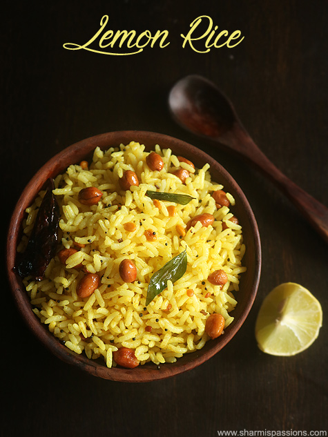 Lemon rice recipe, Easy lemon rice recipe