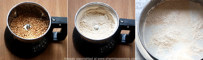 Homemade urad dal flour - How to make urad dal flour at home